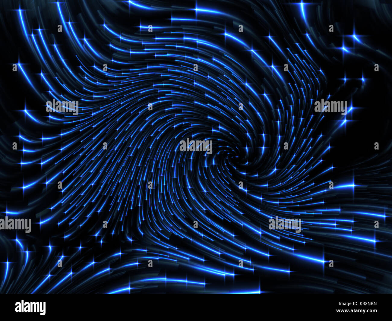 Virtual Moving Particles Stock Photo - Alamy