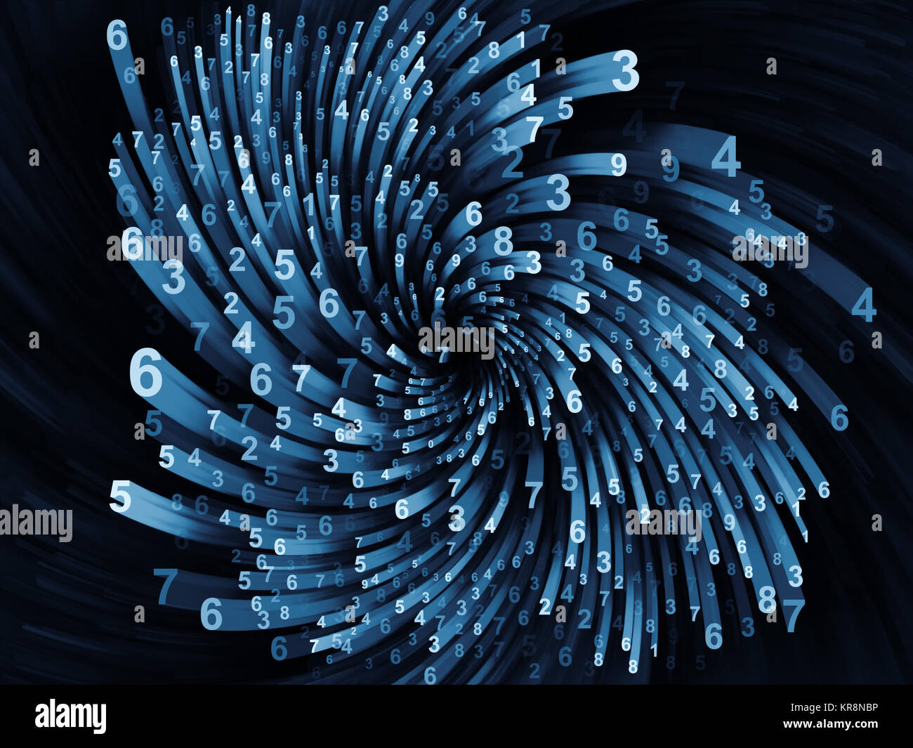 Acceleration of Moving Digits Stock Photo - Alamy