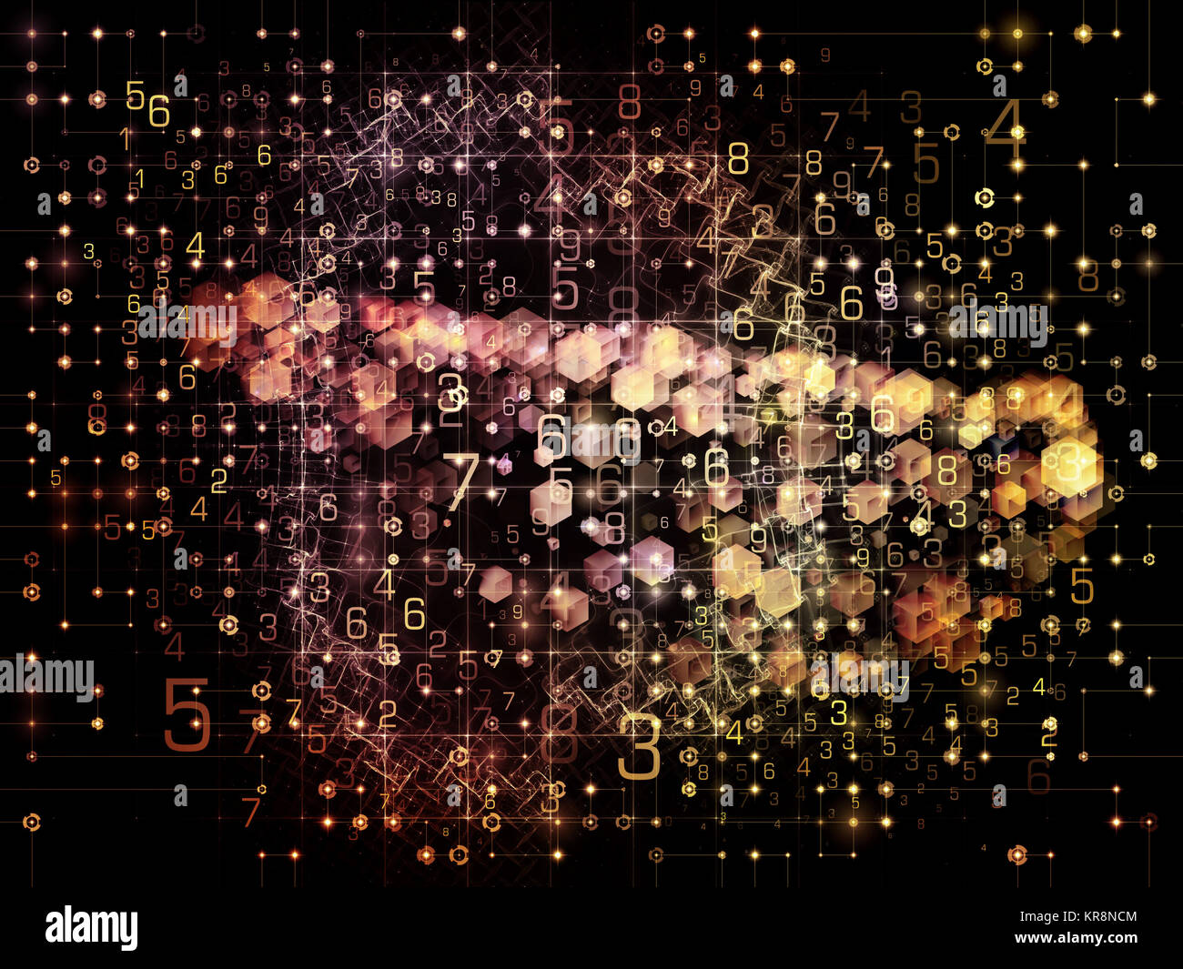 Acceleration of Digital Grid Stock Photo - Alamy