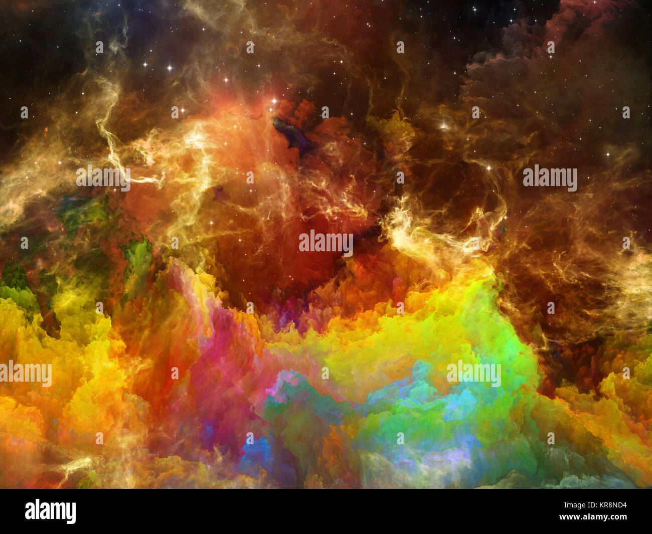 Illusion of Space Nebula Stock Photo - Alamy