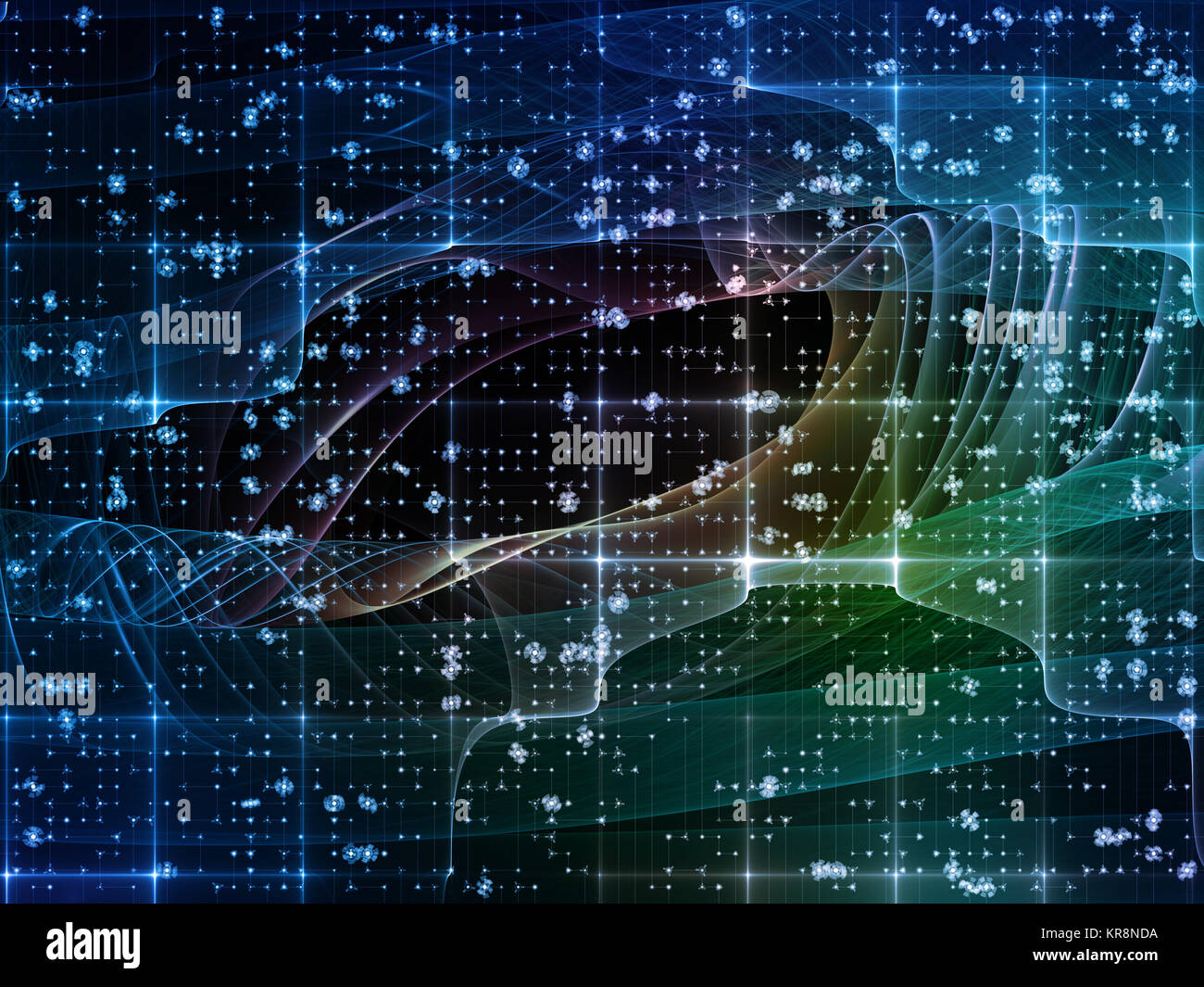 Advance of Digital Grid Stock Photo - Alamy
