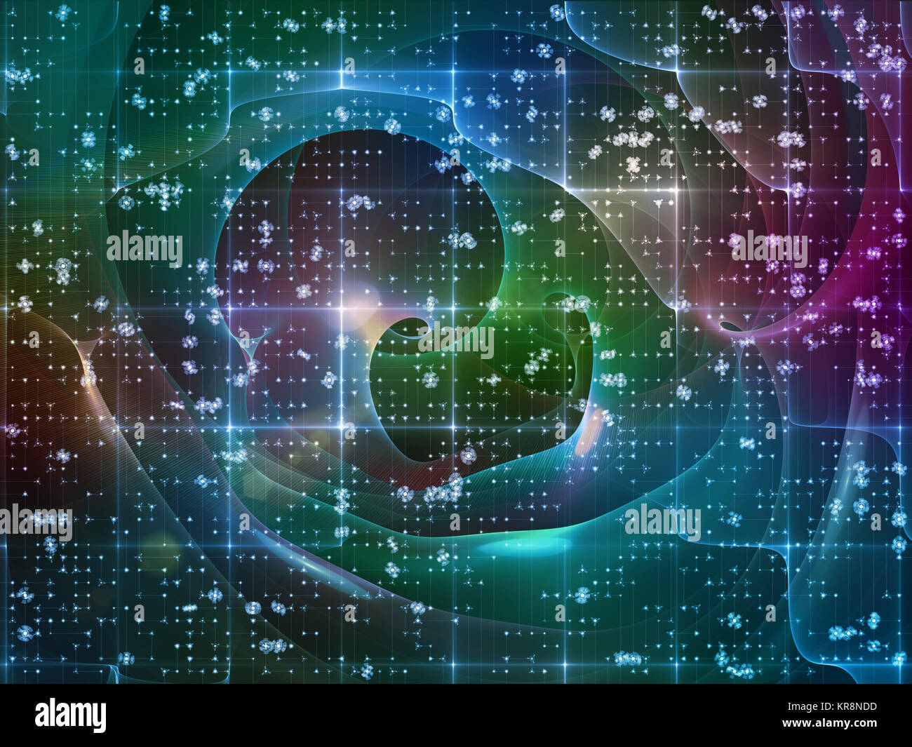 Acceleration of Digital Grid Stock Photo - Alamy