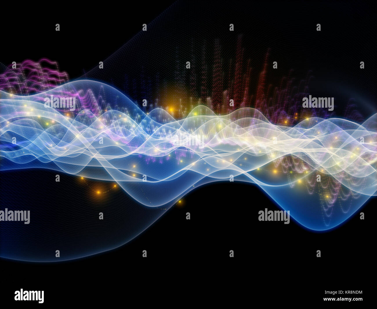 Lights of Wave Stock Photo - Alamy