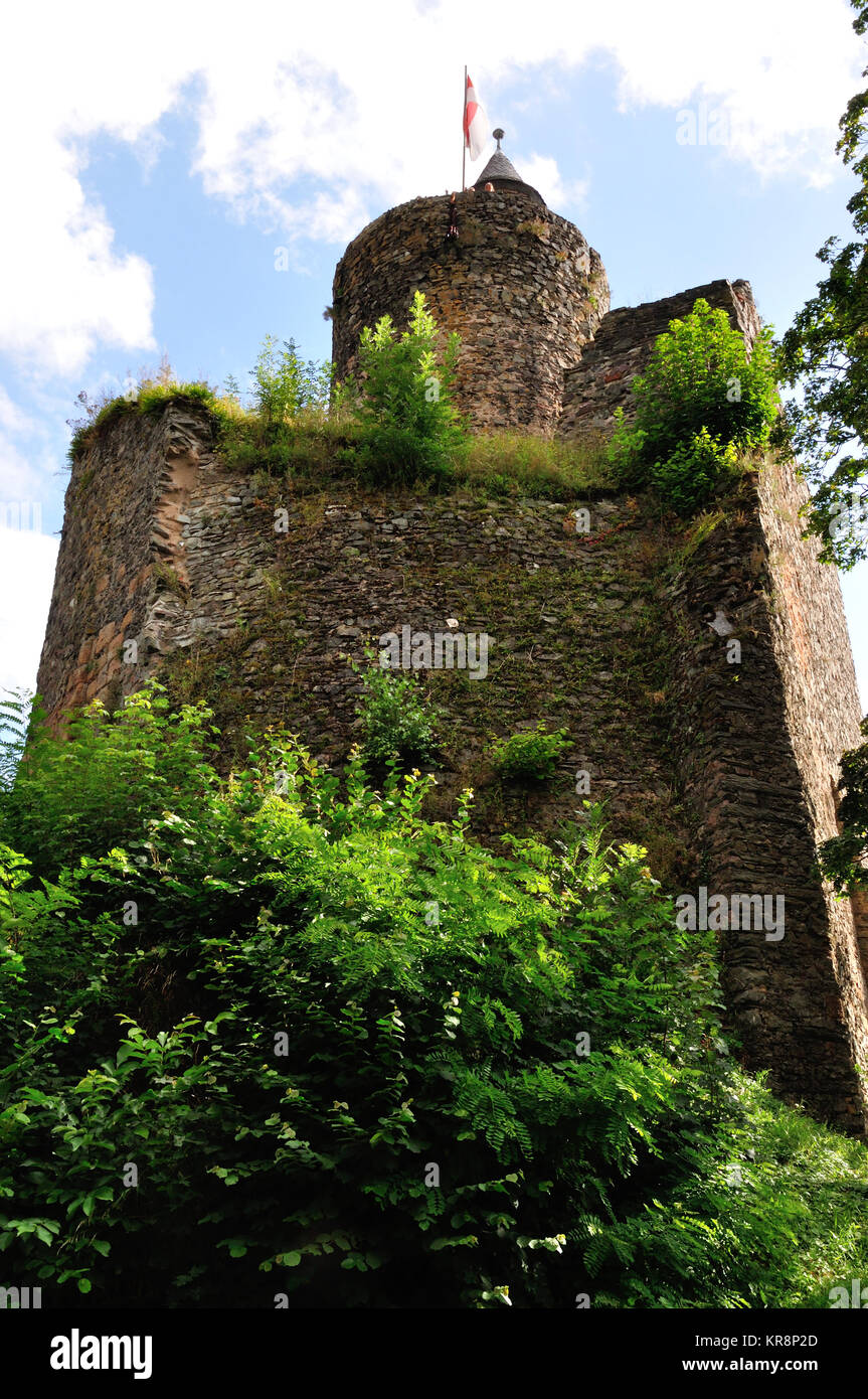 Castle ruin saarburg hi-res stock photography and images - Alamy