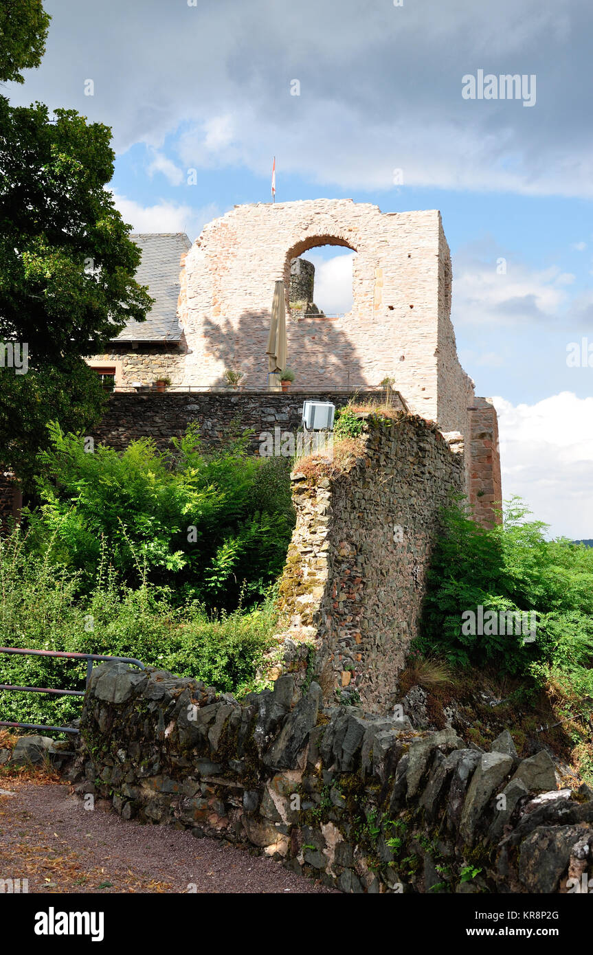 Castle ruin saarburg hi-res stock photography and images - Alamy