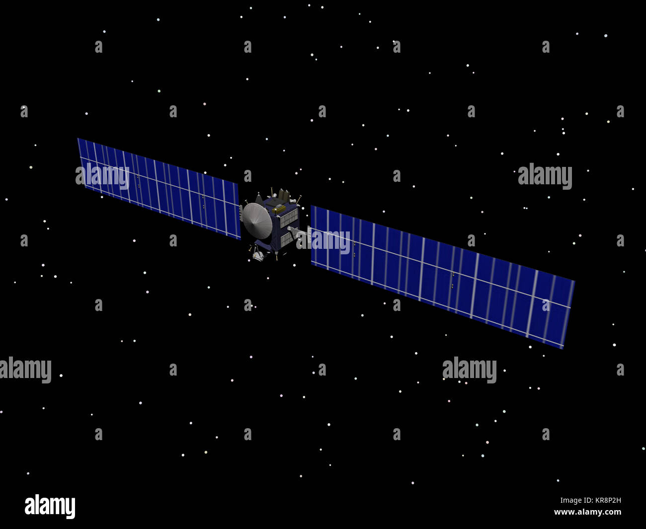 satellites in orbit Stock Photo - Alamy