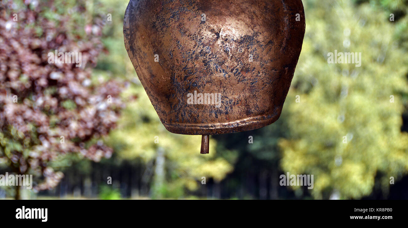 copper bell in nature Stock Photo - Alamy