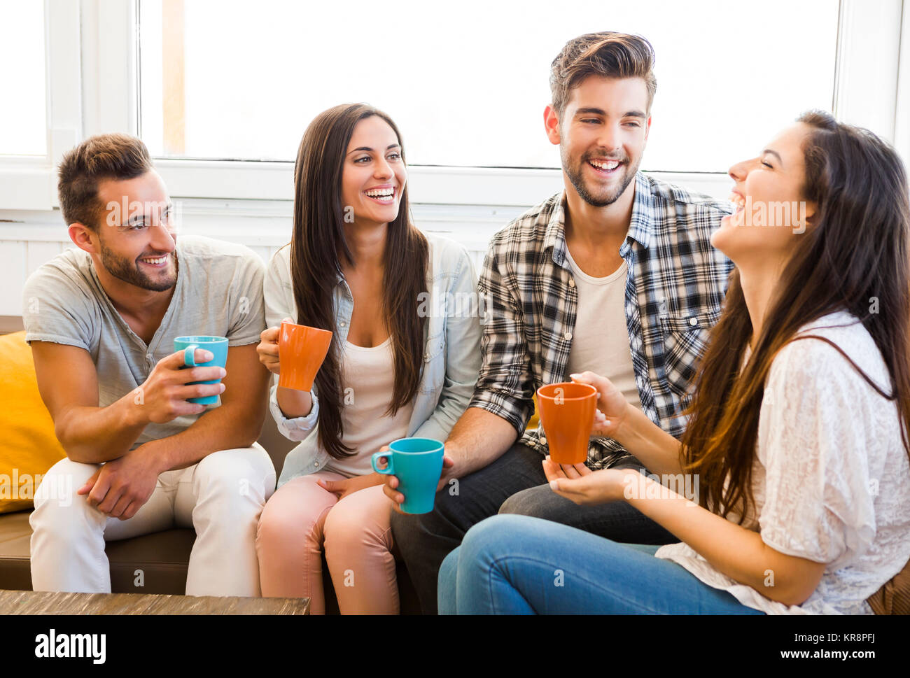 Meeting with friends Stock Photo - Alamy