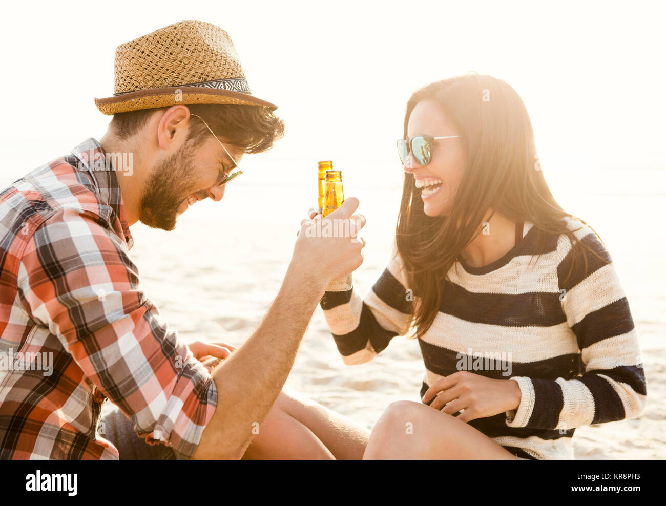Couple having great time together Stock Photo - Alamy
