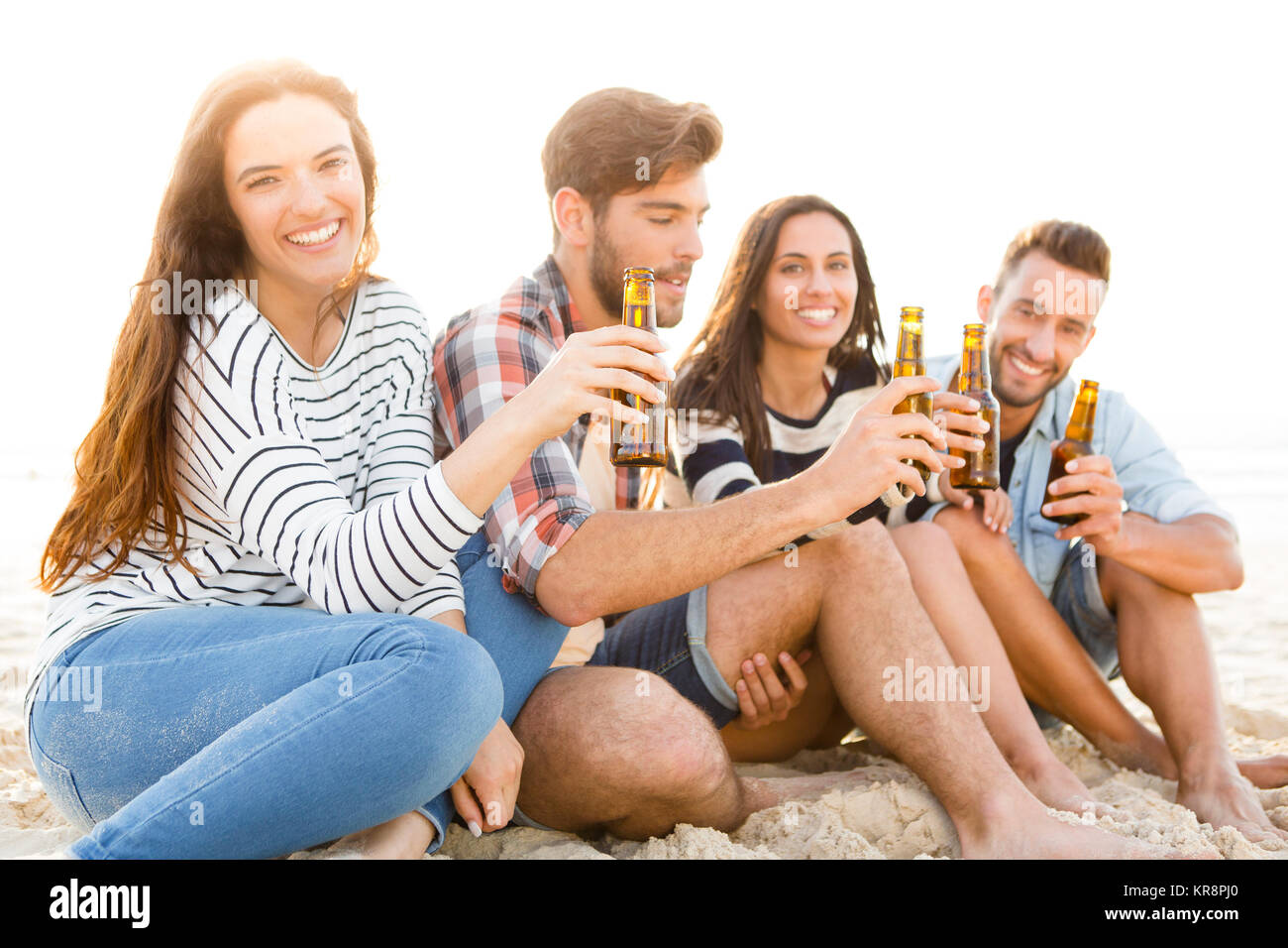 Summer is better with a cold beer Stock Photo - Alamy