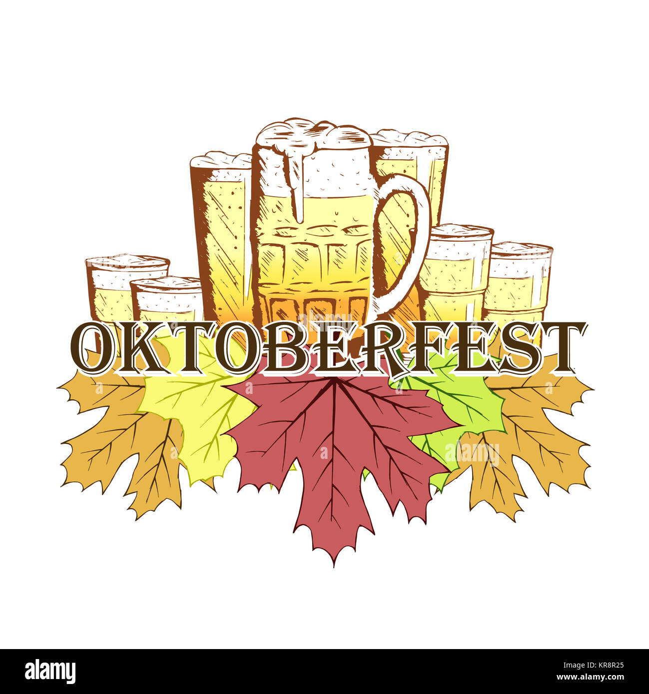 German oktoberfest etching hi-res stock photography and images - Alamy