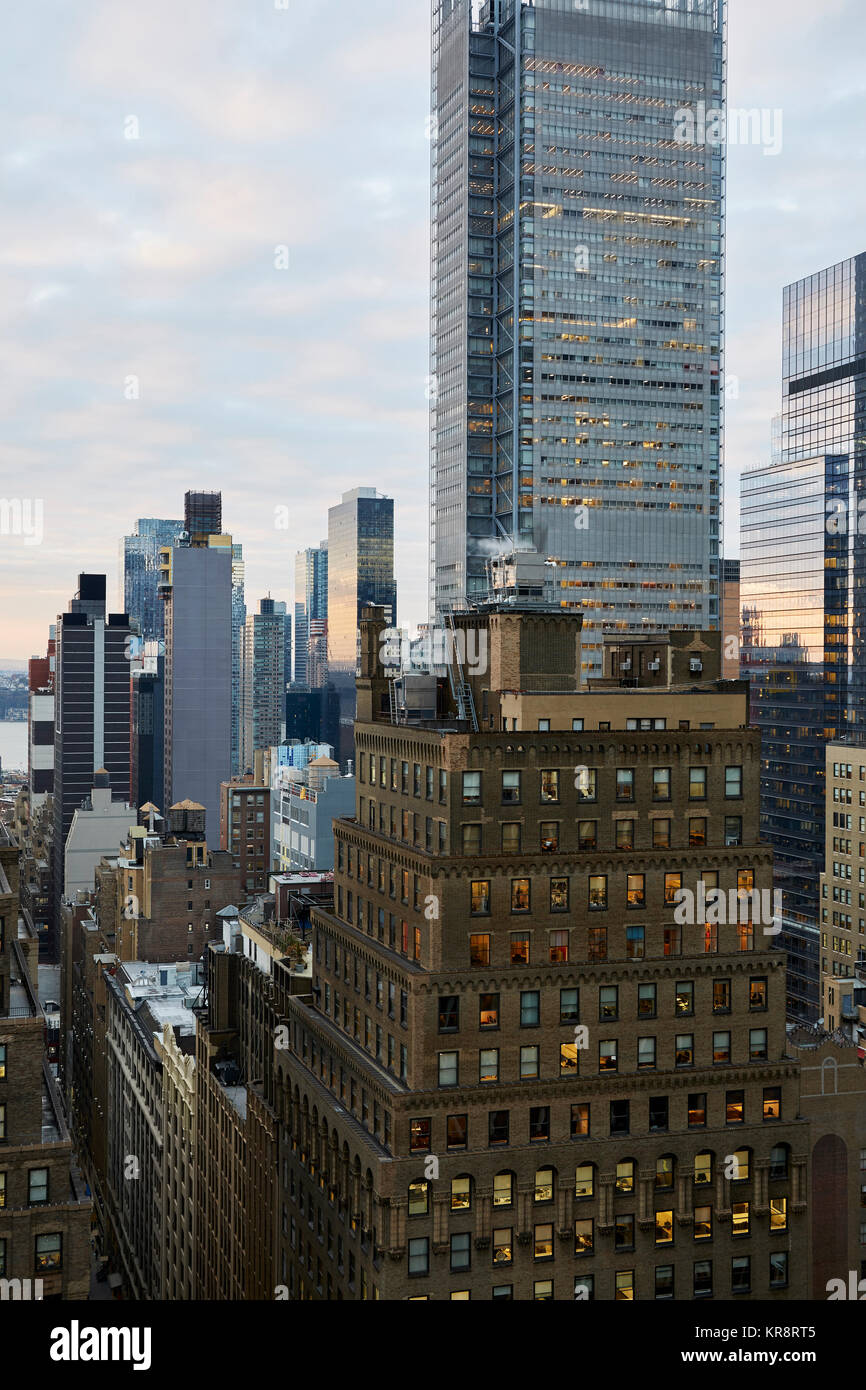 USA, New York, New York City, Skyscrapers and office buildings Stock ...