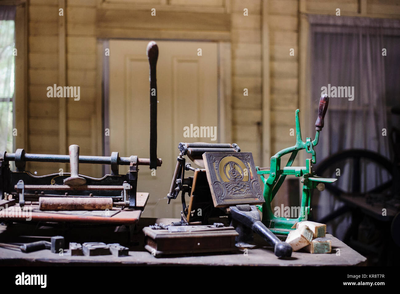 Printing press machine hi-res stock photography and images - Alamy