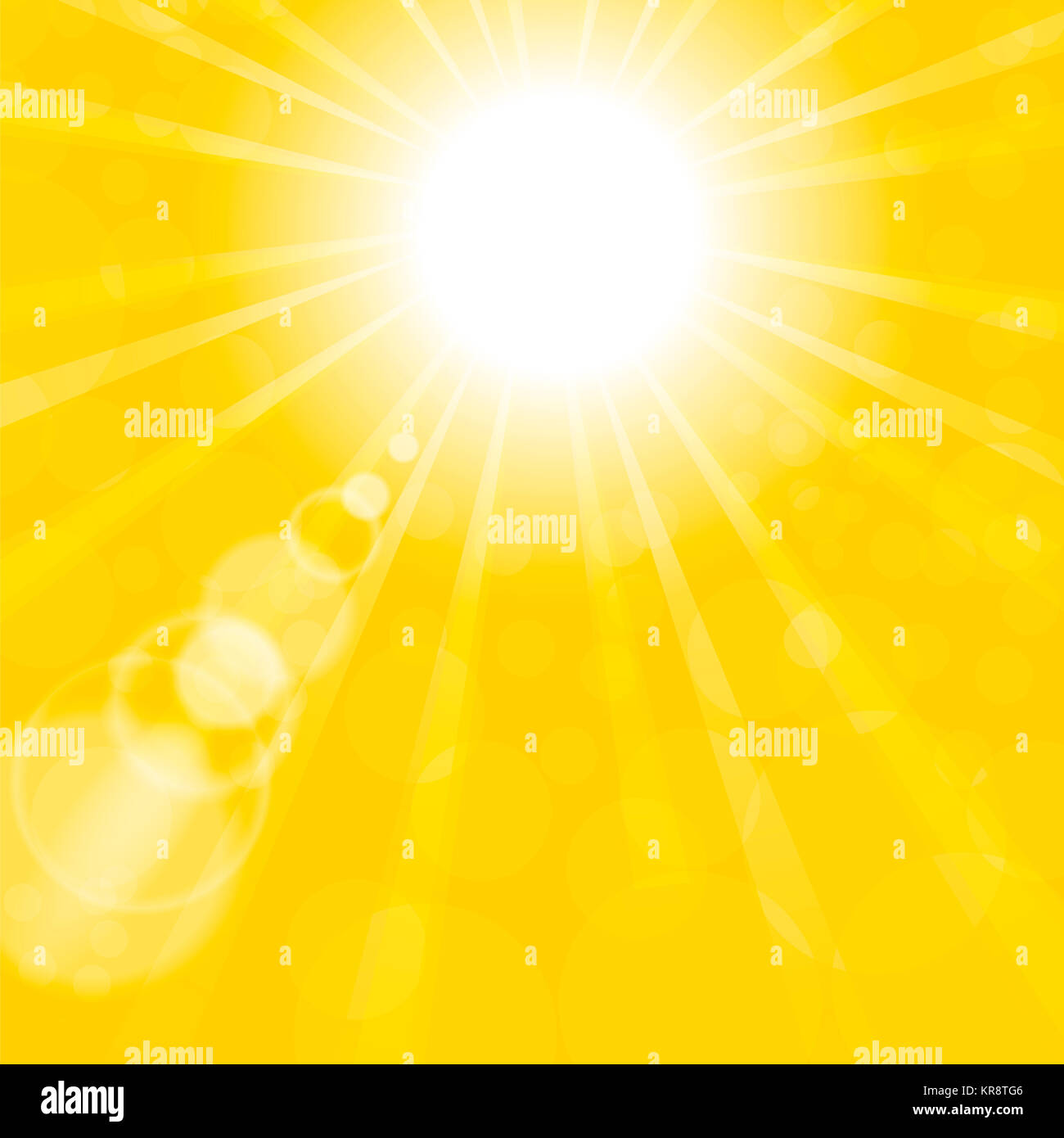 Abstract Sun Background. Yellow Summer Pattern Stock Photo - Alamy