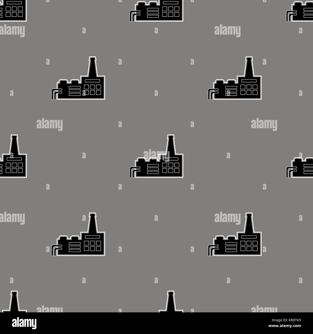Seamless Grey Industrial Pattern Stock Photo - Alamy