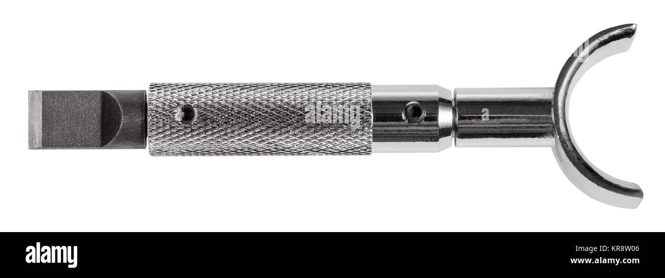 Swivel knife isolated on white Stock Photo - Alamy