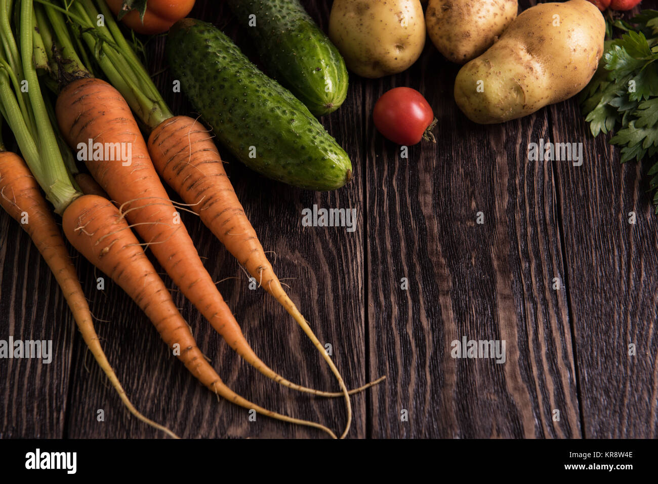 freshly grown raw vegetables Stock Photo - Alamy