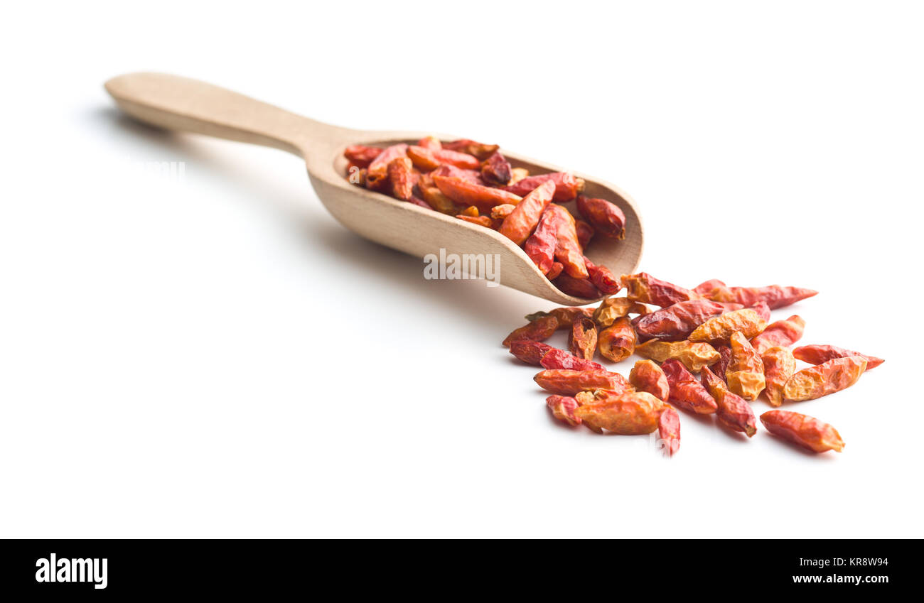 Dried mini chili peppers Stock Photo - Alamy