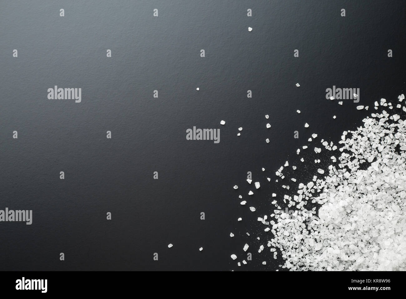 white crystallized salt Stock Photo - Alamy