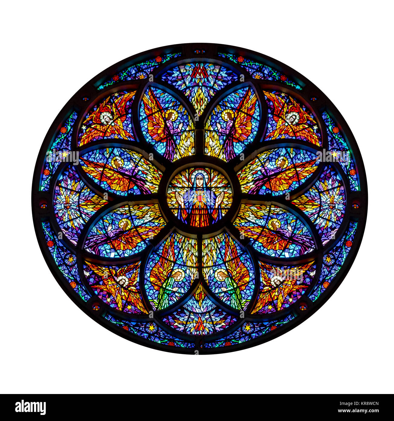 Rosette window Cut Out Stock Images & Pictures - Alamy