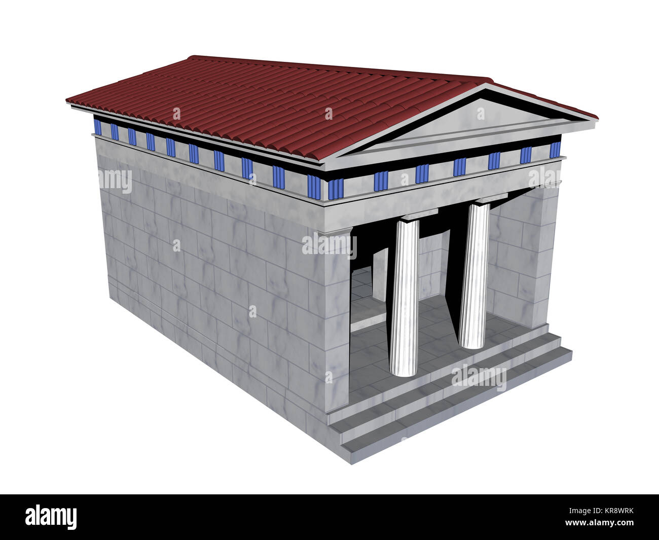 Greek gods temple Cut Out Stock Images & Pictures - Alamy