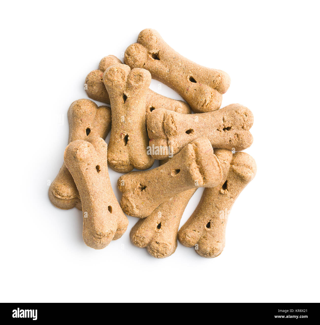Dog food shaped like bones Stock Photo - Alamy