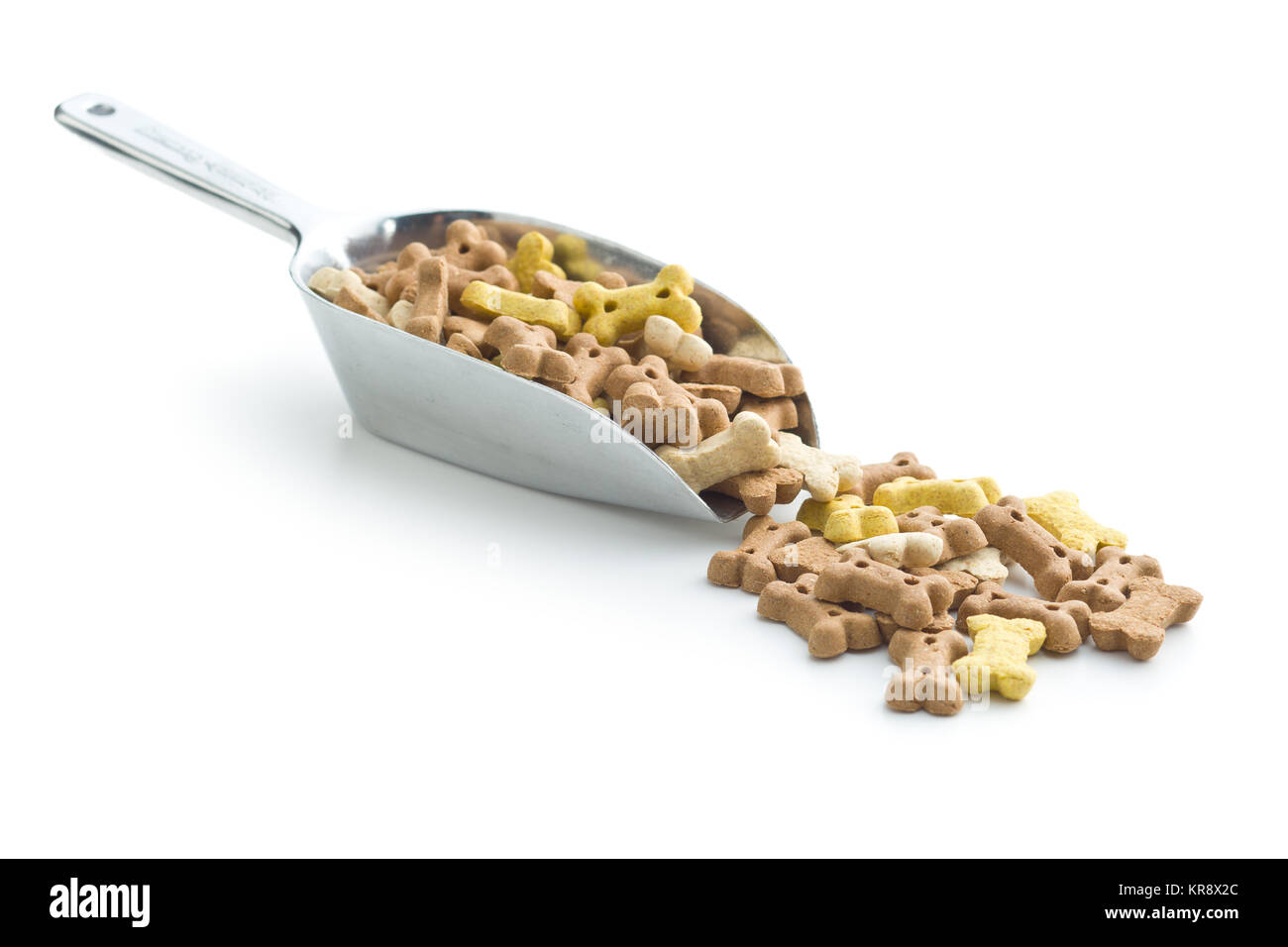 Dog food shaped like bones Stock Photo - Alamy