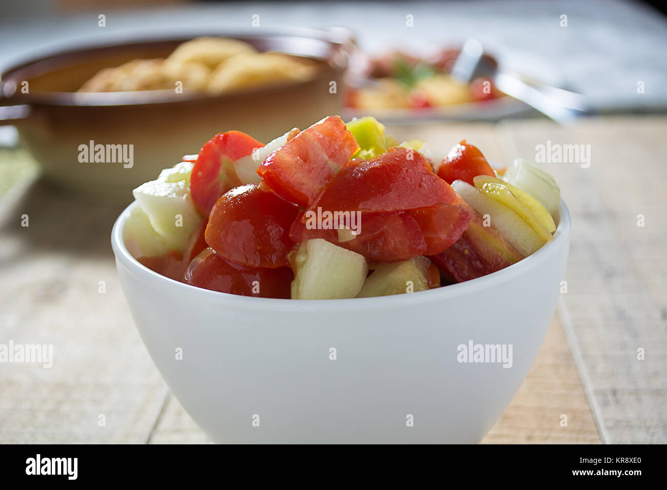 Fresh colorfull sallad Stock Photo - Alamy