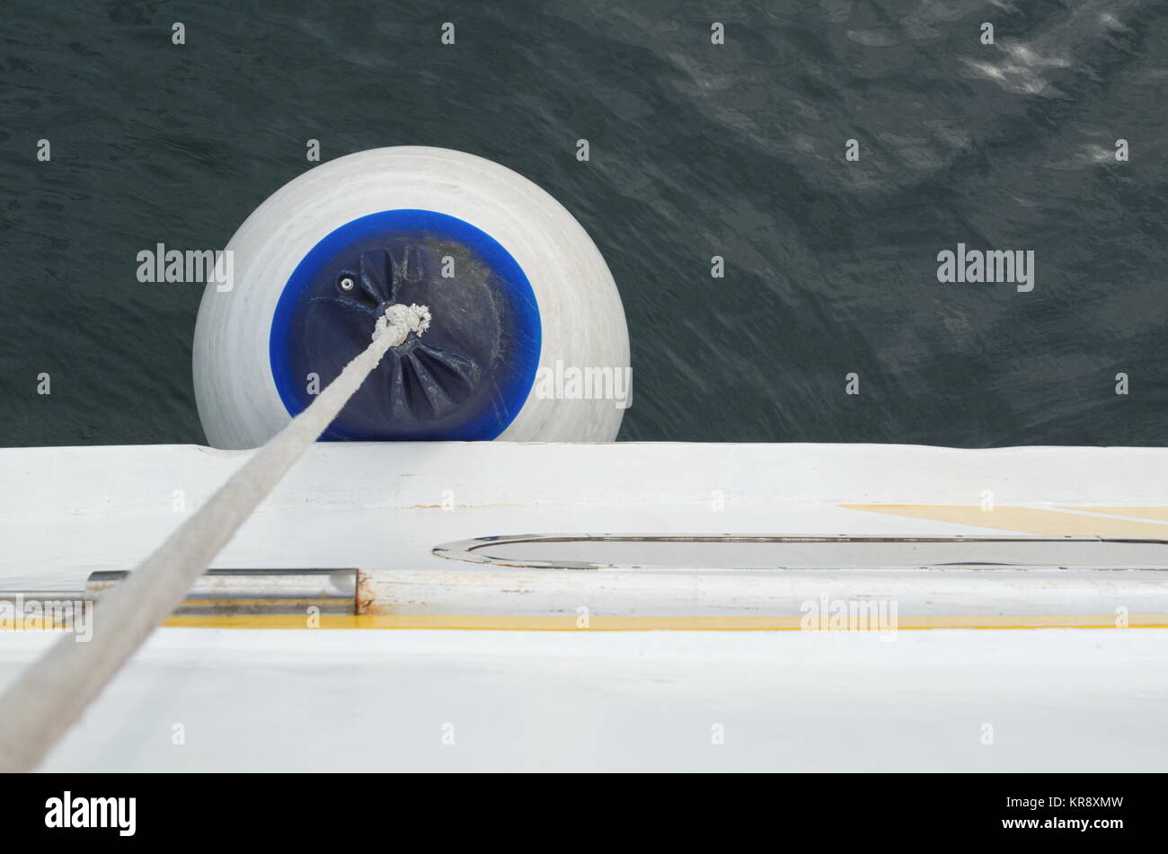 Ship Fender Closeup Stock Photo - Alamy
