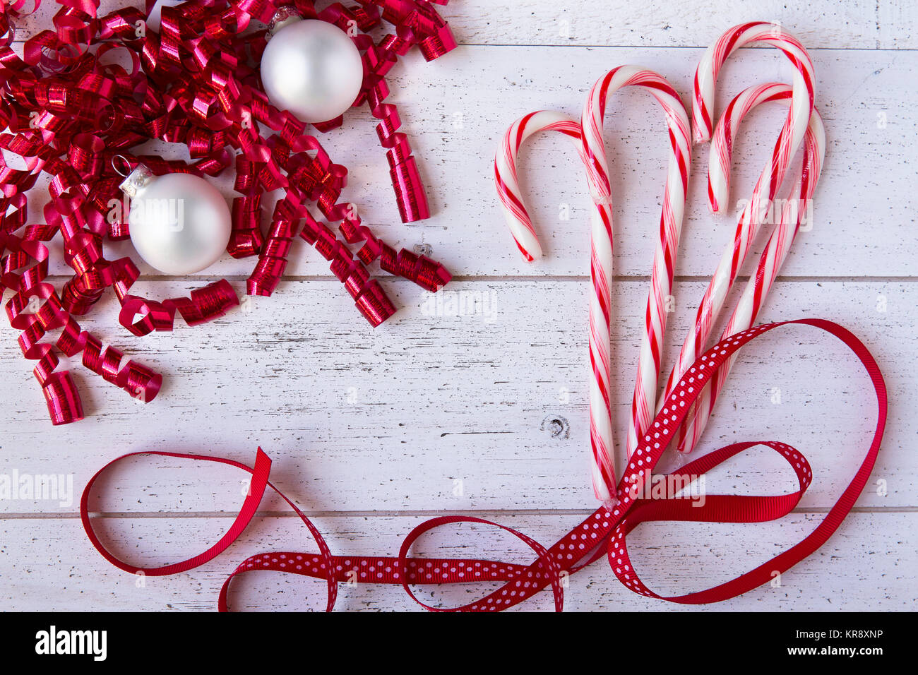 Red and White Christmas Stock Photo - Alamy