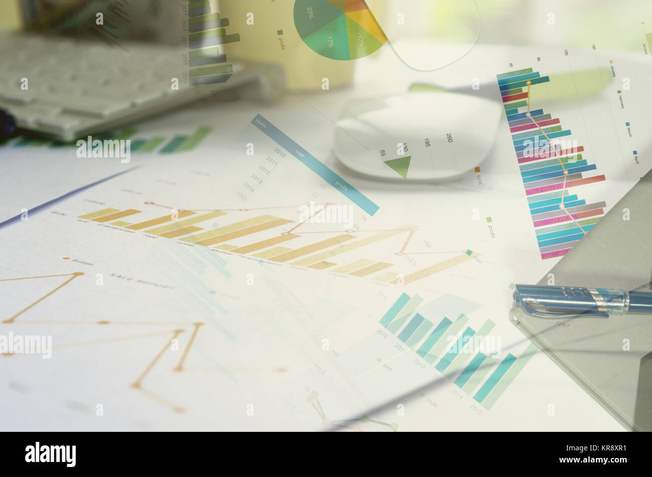 business analysis graph Stock Photo - Alamy