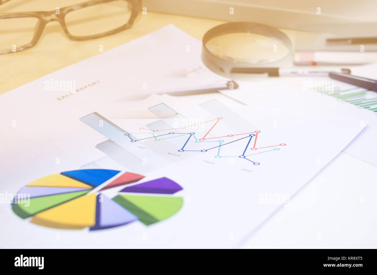 business document graph Stock Photo - Alamy