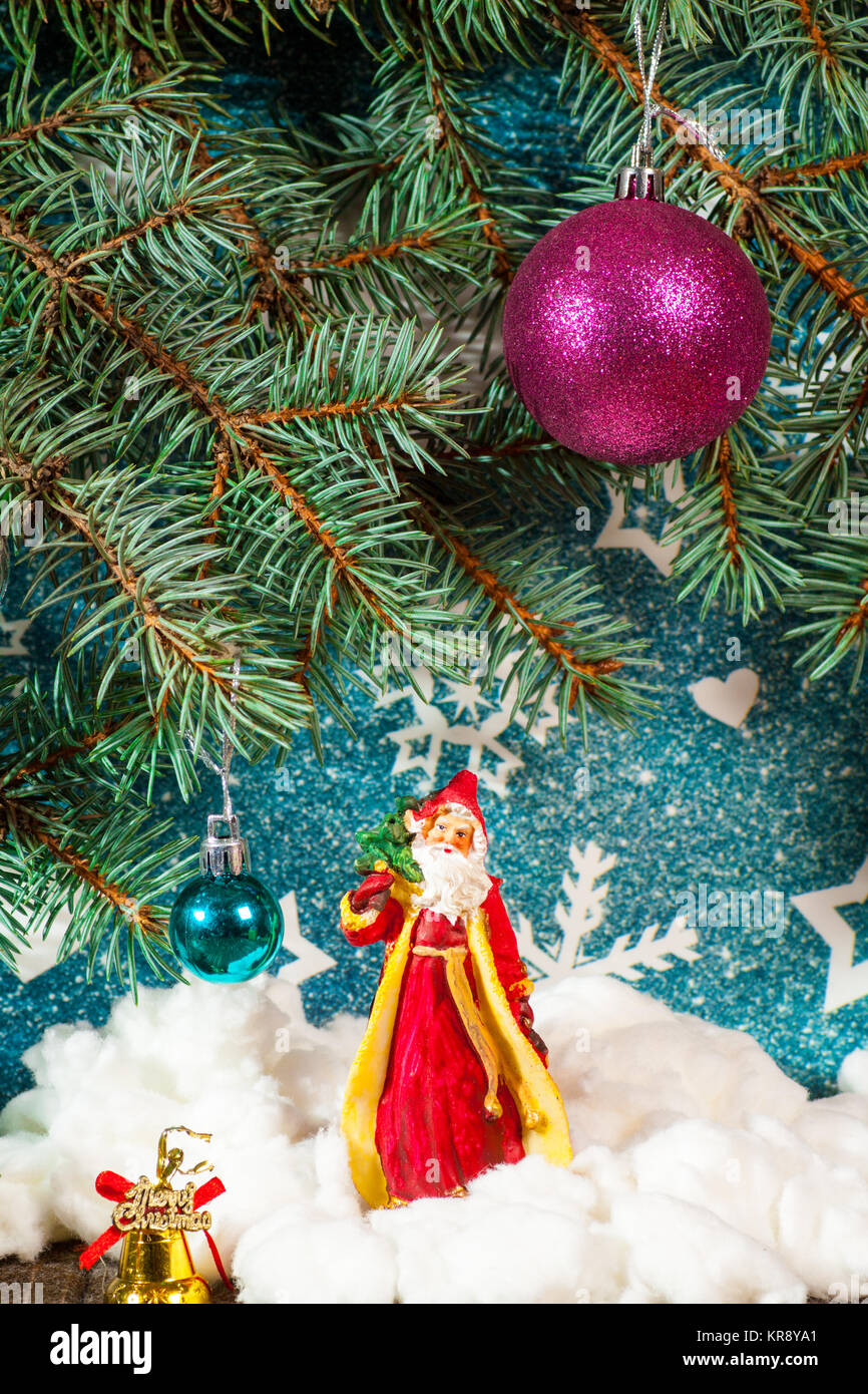 Christmas background for the cover of the notebook Postcards with Santa ...