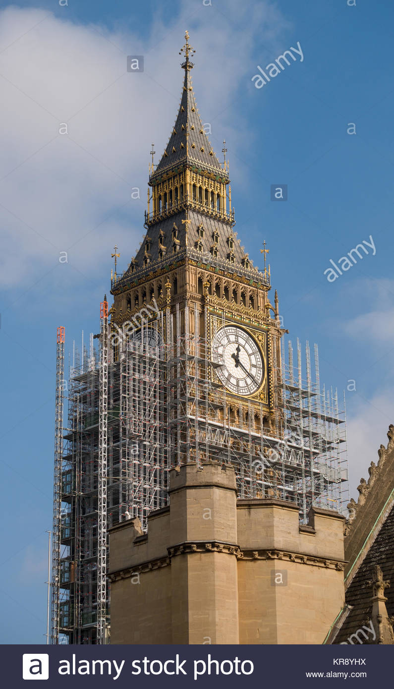Elizabeth Tower Restoration High Resolution Stock Photography and ...