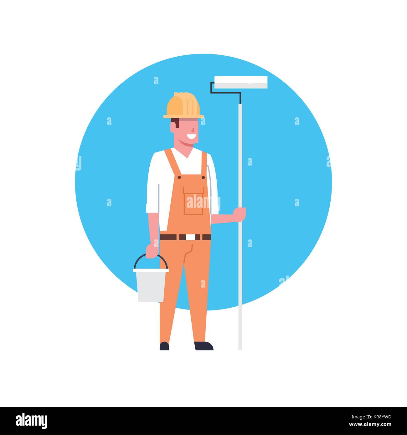 Manual labor workers Stock Vector Images - Alamy