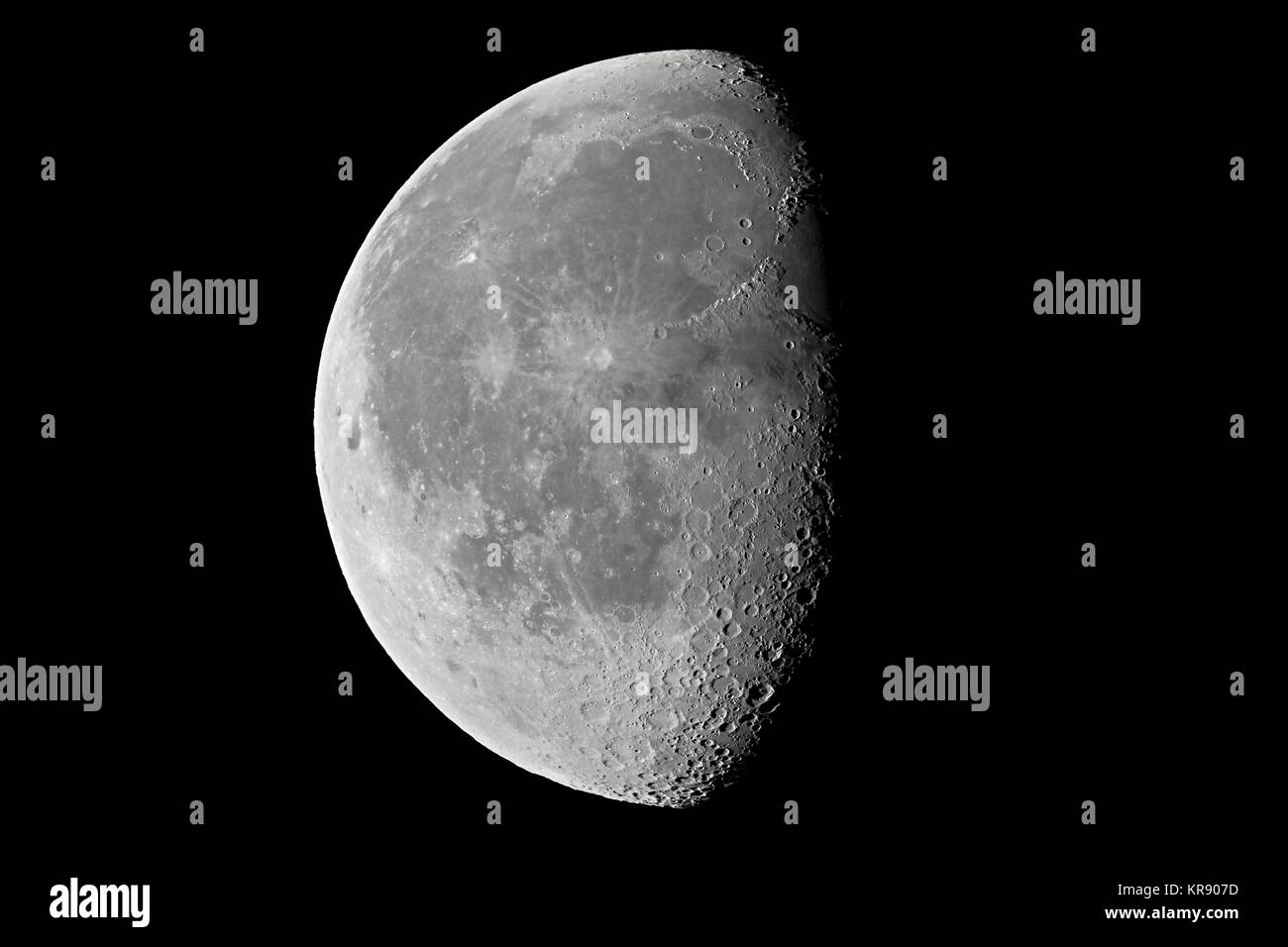 Moon detailed closeup Stock Photo - Alamy