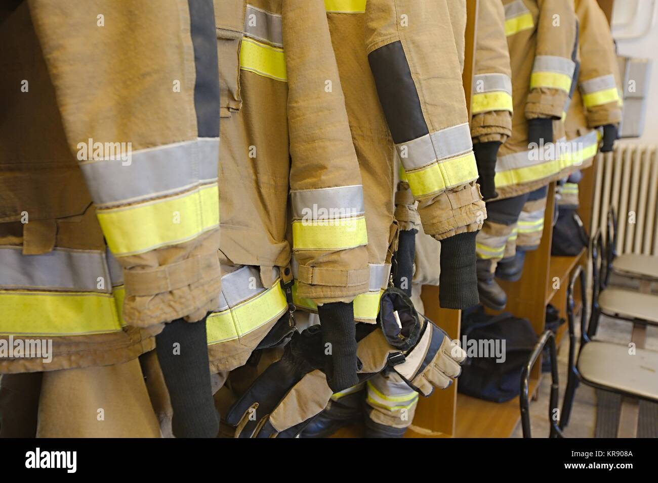 Fire station interior hi-res stock photography and images - Alamy
