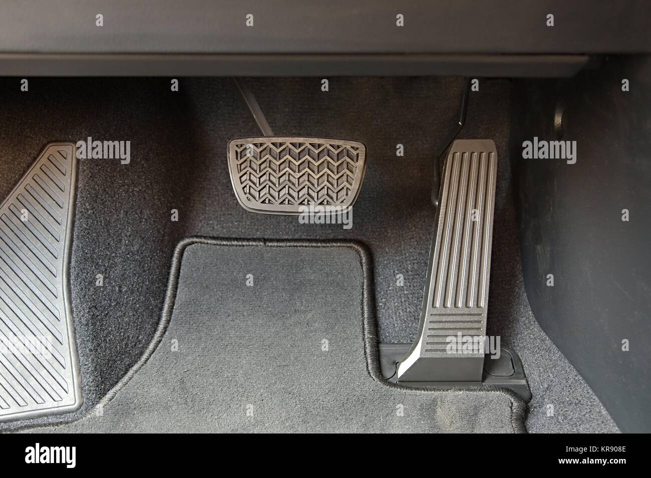Pedals of a car Stock Photo - Alamy