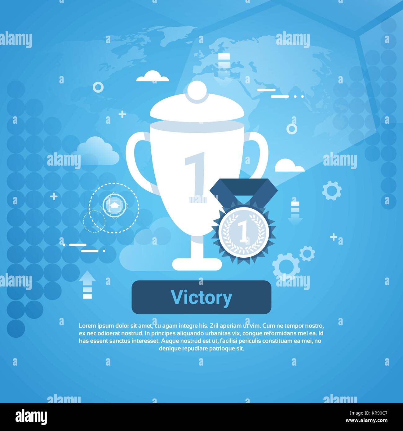 Victory concept Stock Vector Images - Alamy