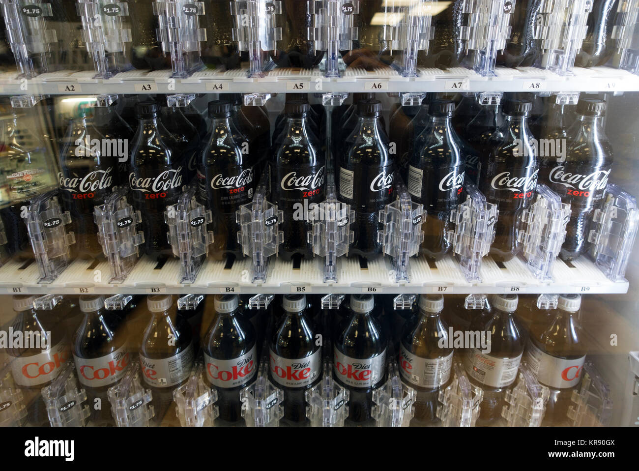 Coca Cola vending machine Manchester NH Stock Photo - Alamy