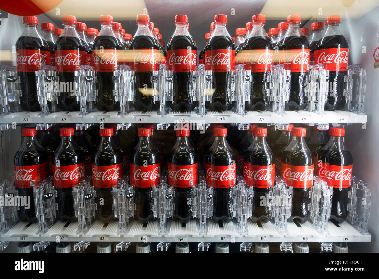 Coca Cola vending machine Manchester NH Stock Photo - Alamy