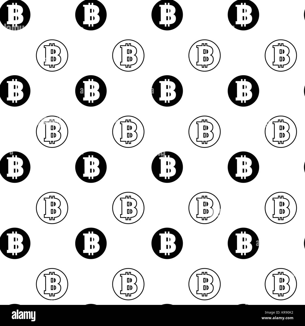 Cryptocurrency bitcoin mining technology background Black and White Stock Photos & Images - Alamy