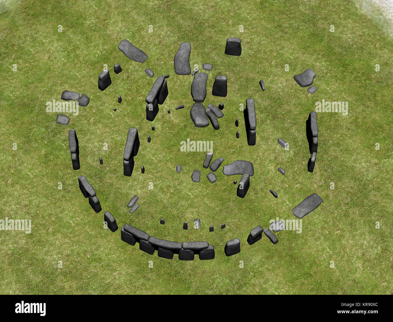 stonehenge with megaliths Stock Photo - Alamy