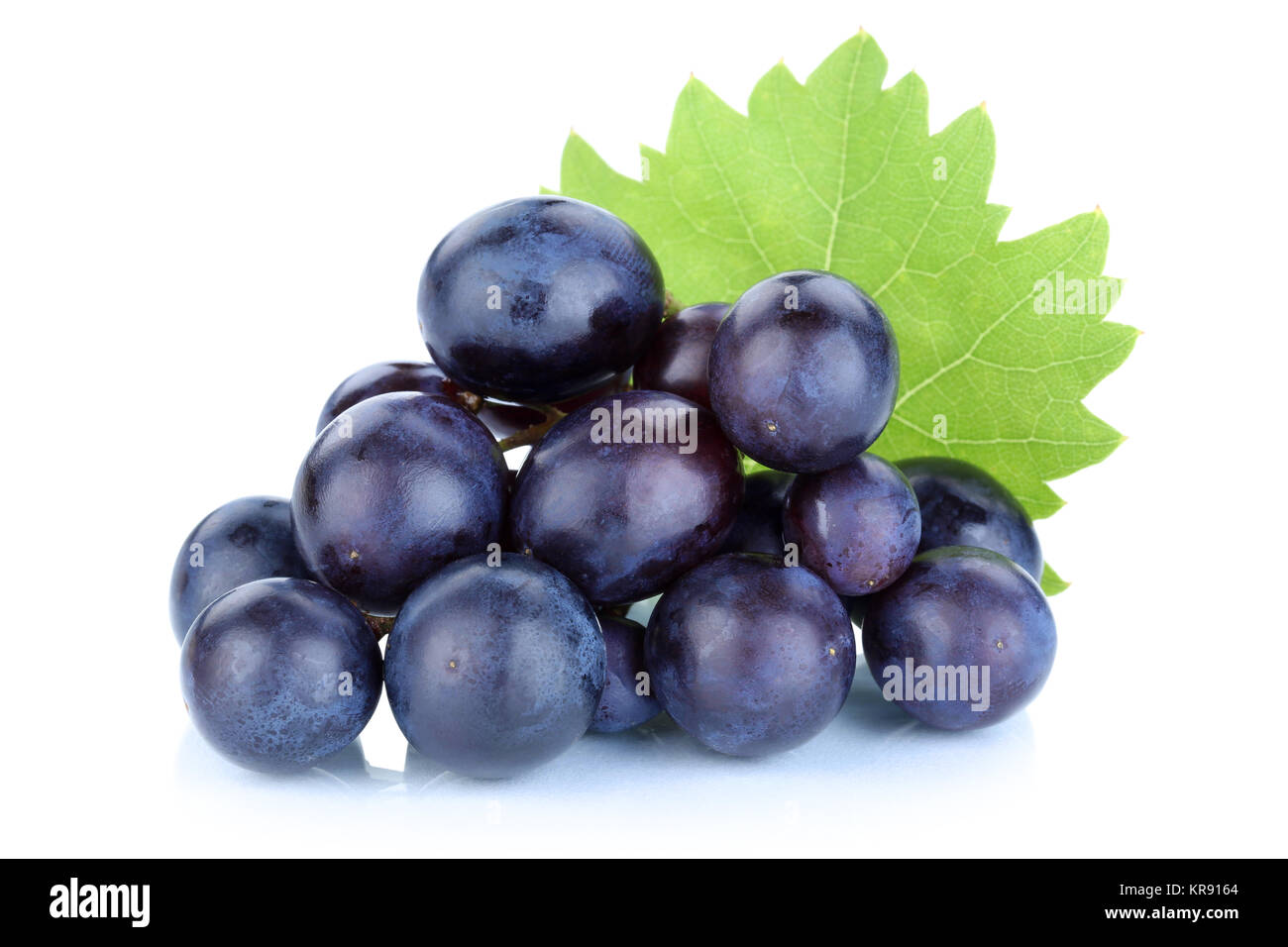 grapes grapes blue fruits fruit cut exempted isolated Stock Photo - Alamy