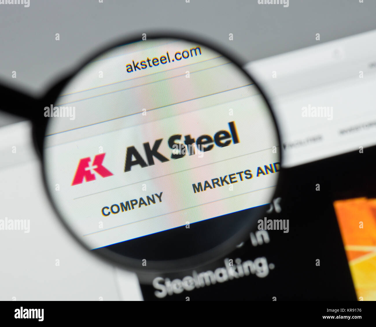 Ak steel logo hi-res stock photography and images - Alamy