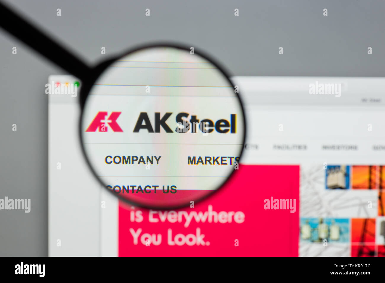 Ak steel logo hi-res stock photography and images - Alamy