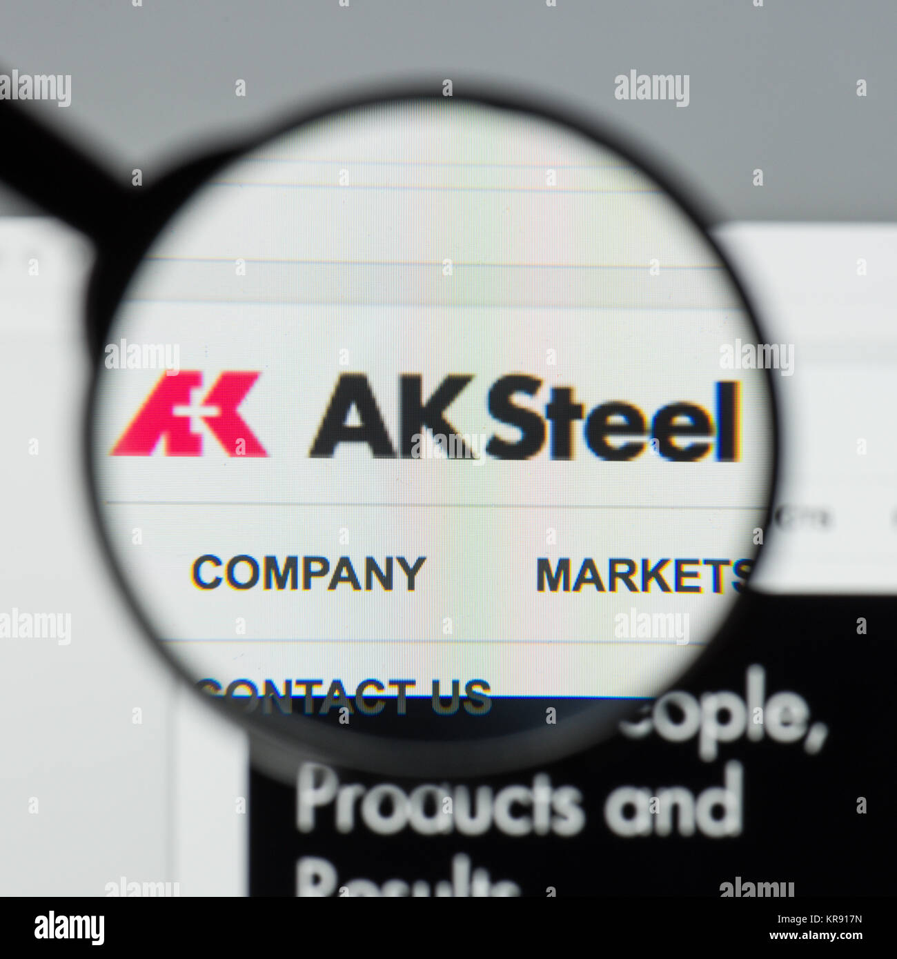 Ak steel logo hi-res stock photography and images - Alamy
