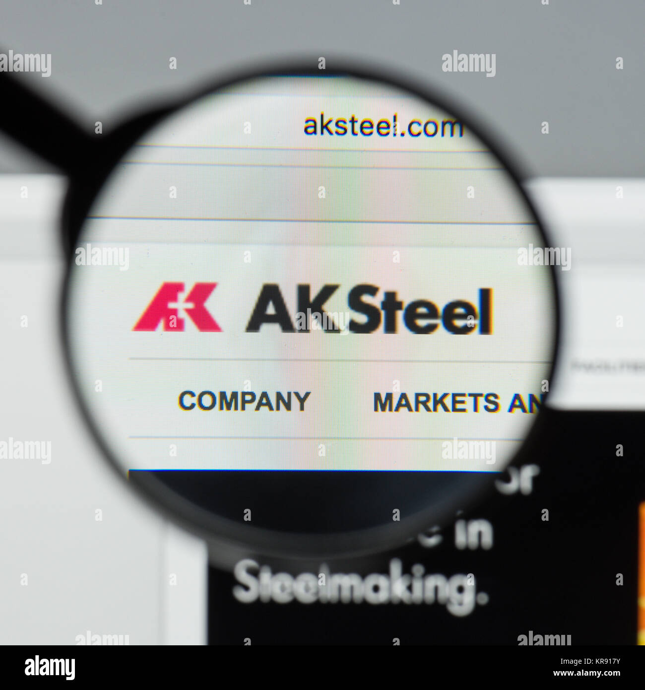Ak steel logo hi-res stock photography and images - Alamy