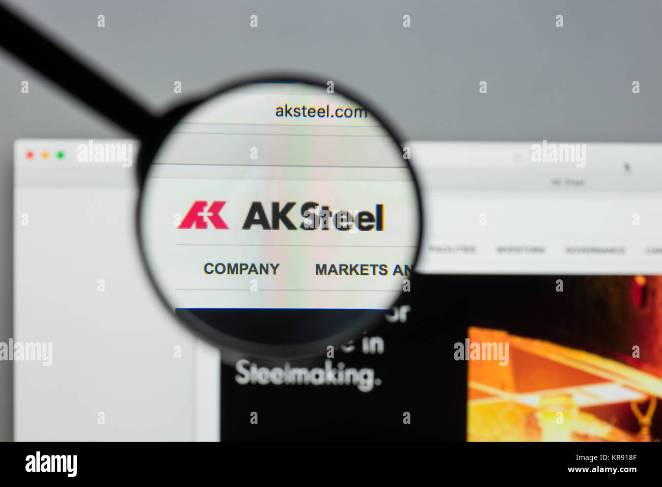 Ak steel logo hi-res stock photography and images - Alamy