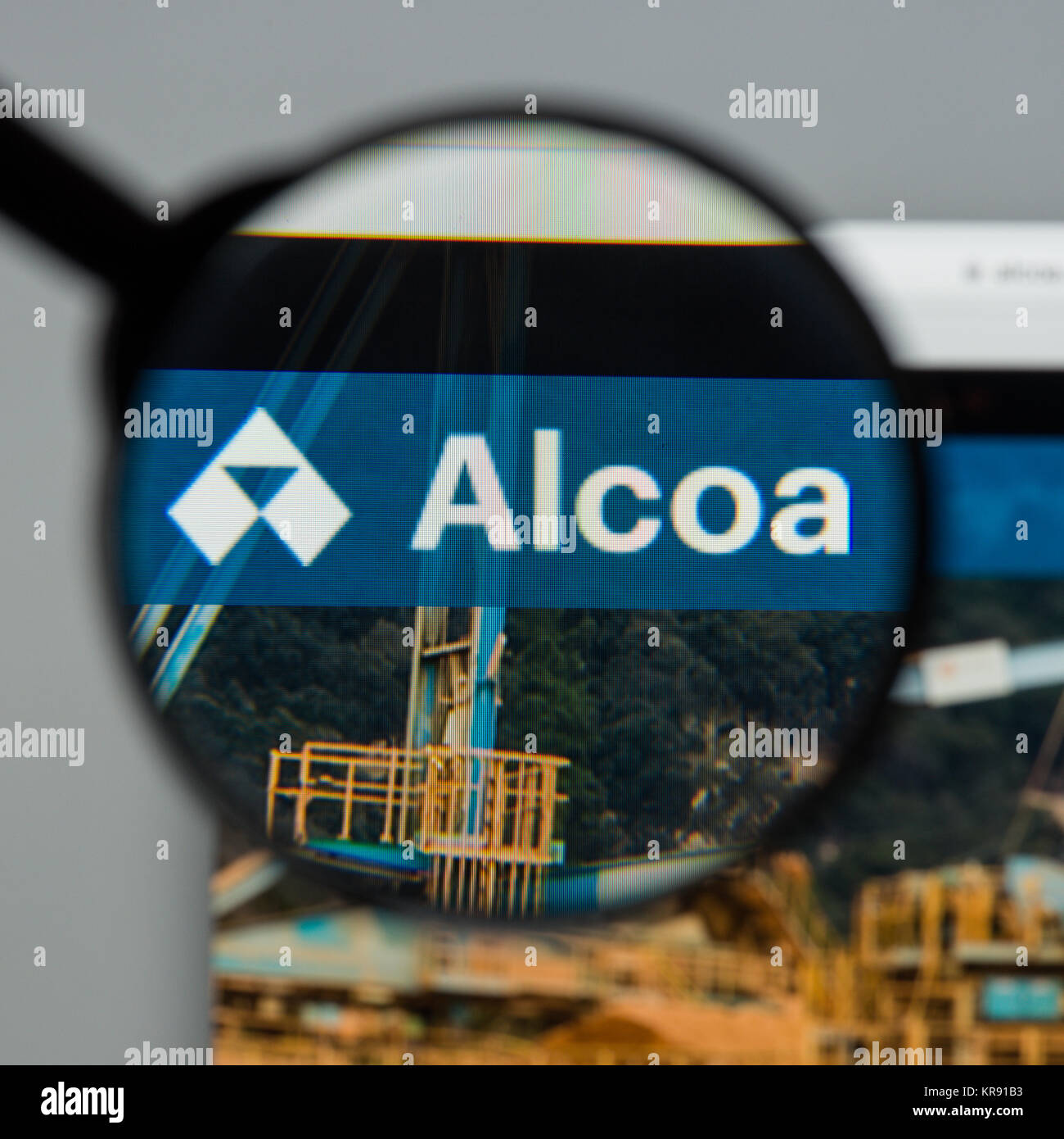 Alcoa logo hi-res stock photography and images - Alamy